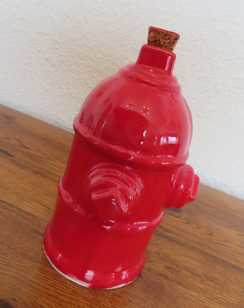 Vintage Ceramic Fire Hydrant Bottle Decanter House of Webster | Etsy