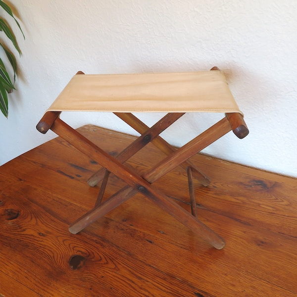 Folding Canvas Stool - Etsy