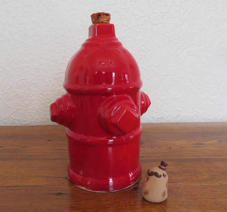 Vintage Ceramic Fire Hydrant Bottle Decanter House of Webster | Etsy