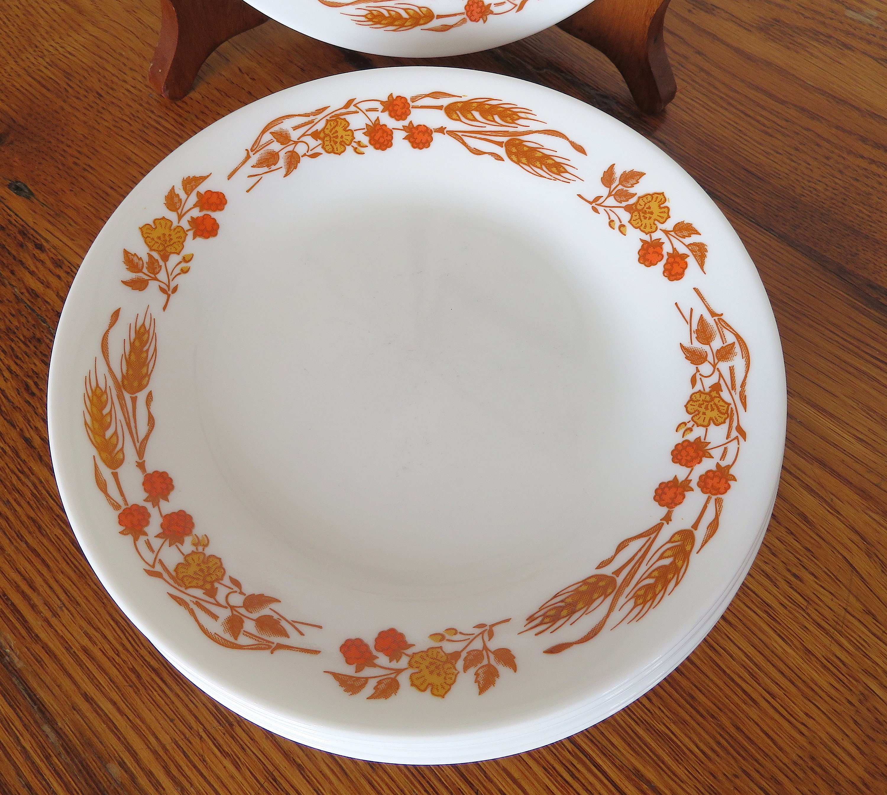 Plates Home & Living Vintage Corelle 80's Harvest Home Plates Dishes 6. ...