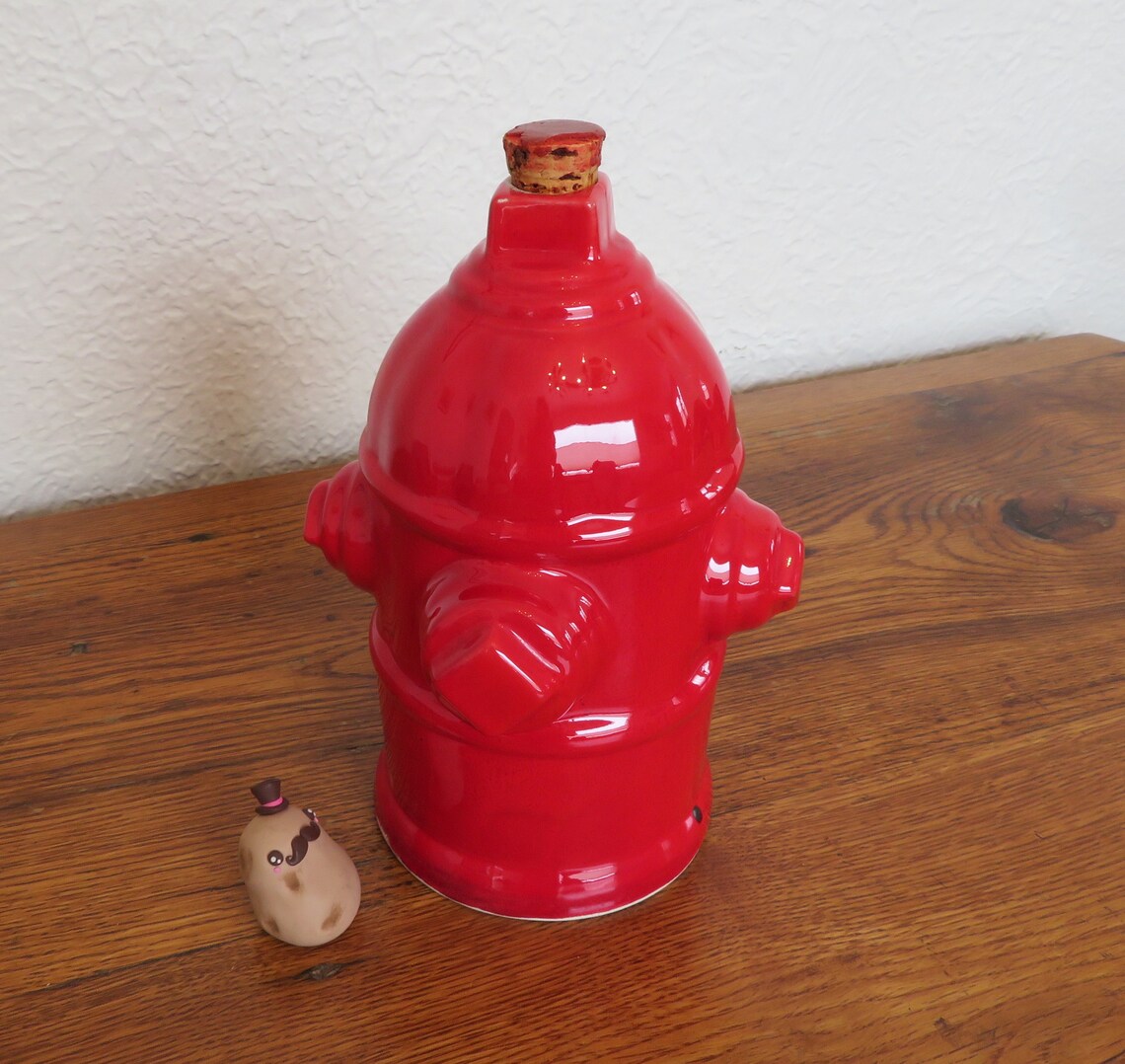 Vintage Ceramic Fire Hydrant Bottle Decanter House of Webster | Etsy