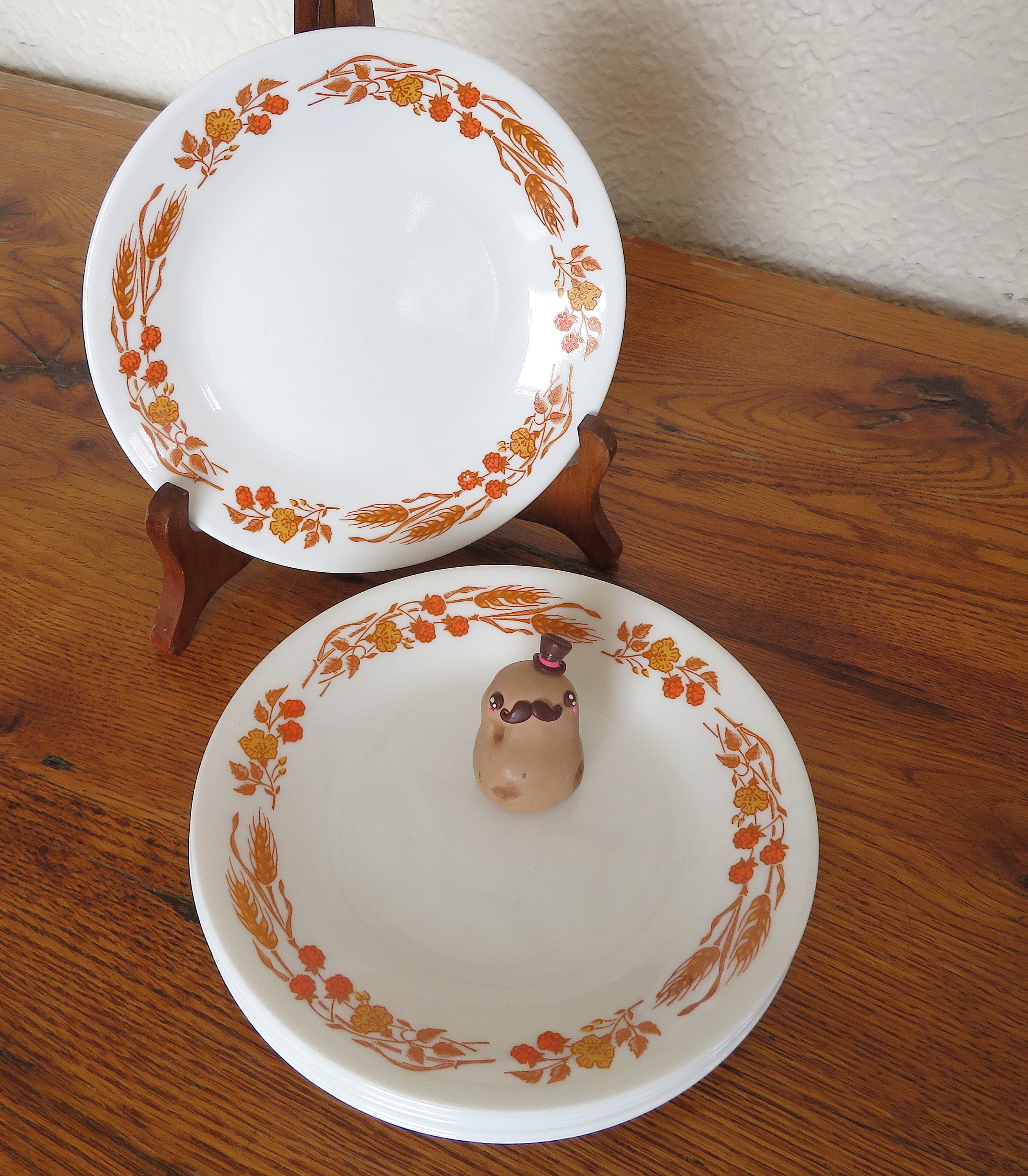 Plates Home & Living Vintage Corelle 80's Harvest Home Plates Dishes 6. ...