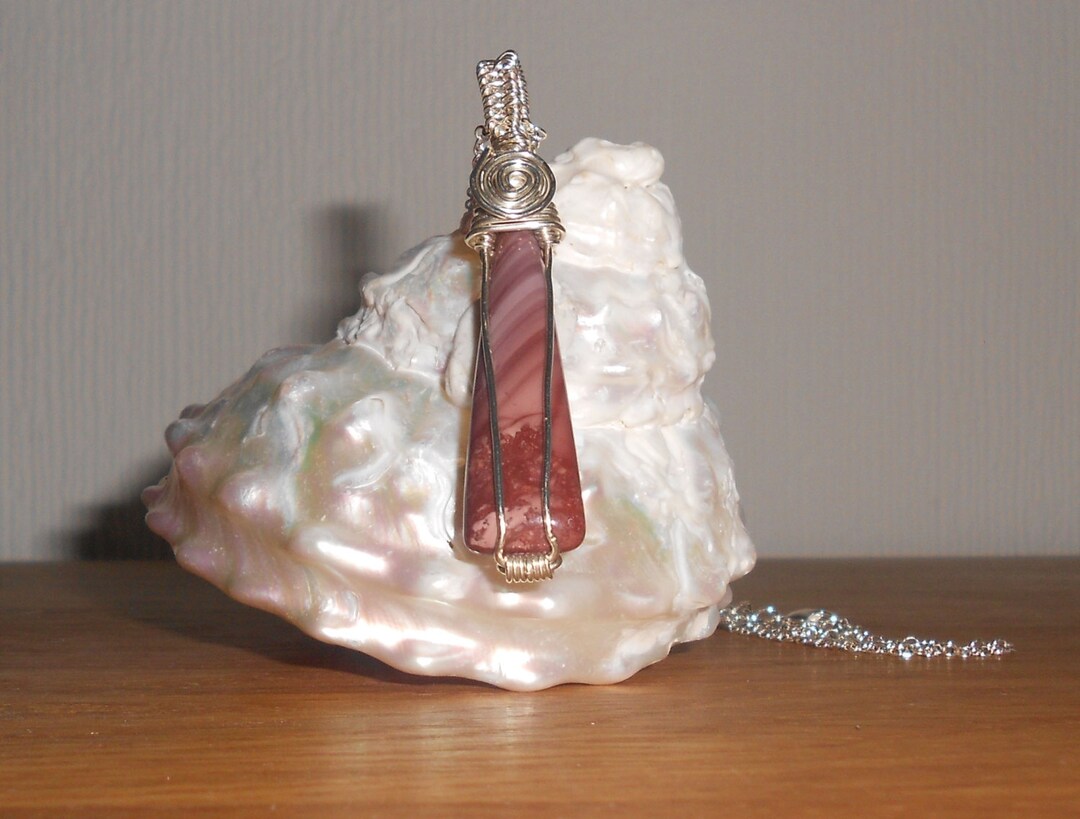 Elegant Dusky Pink Imperial Jasper Gemstone Cabochon and - Etsy