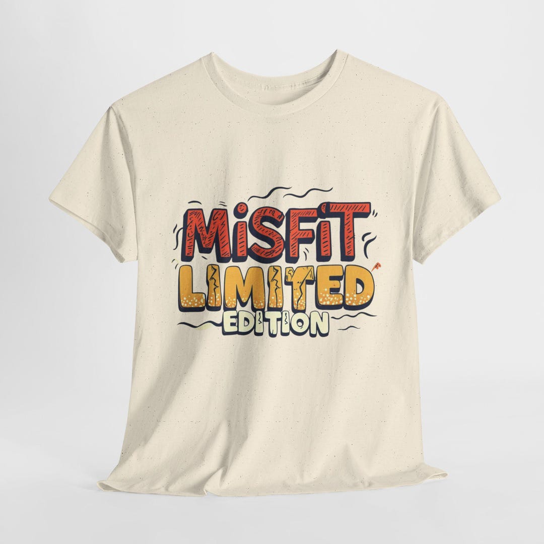 Misfit Limited Edition Fun Doodle Art Graphic T-shirt, Unisex Tee, Cool ...
