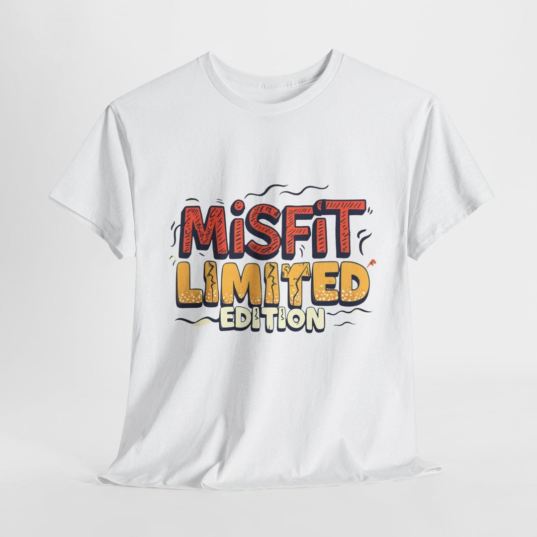 Misfit Limited Edition Fun Doodle Art Graphic T-shirt, Unisex Tee, Cool ...