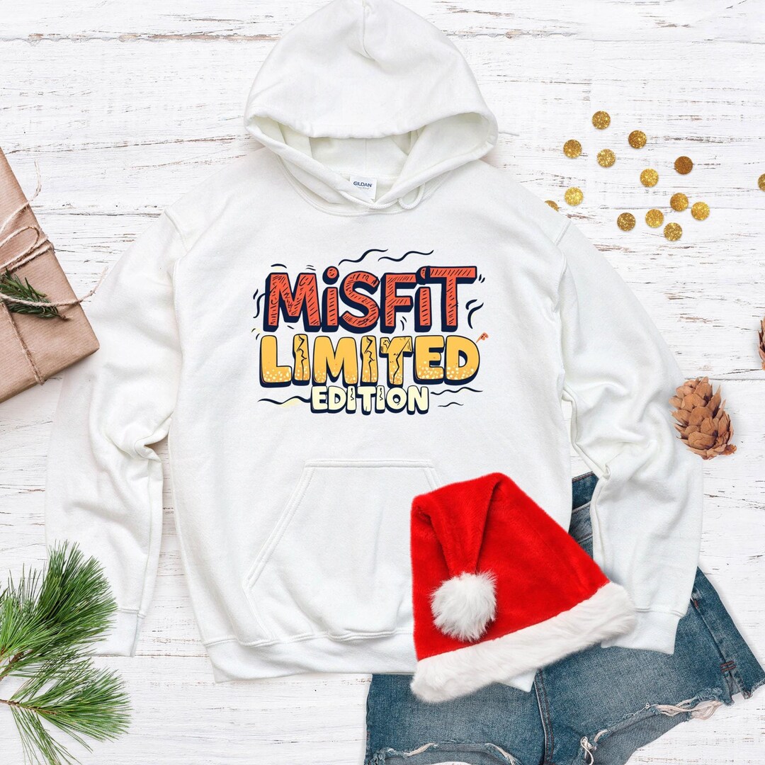 Misfit Limited Edition Fun Doodle Art Graphic Hoodie Unique Unisex ...
