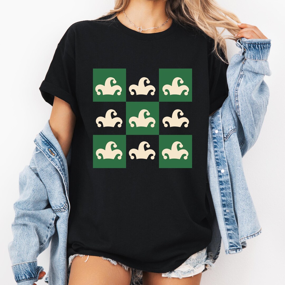 Checkered Jester Hat Ren Faire Tee, Medieval Festival Shirt ...