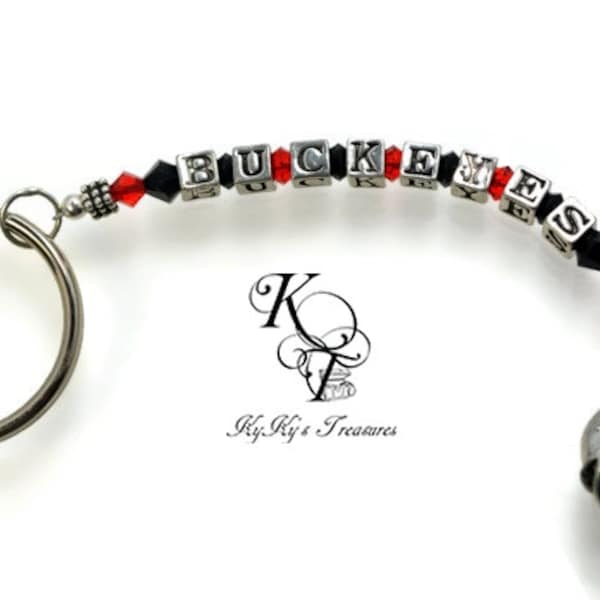 Buckeye Keychain - Etsy