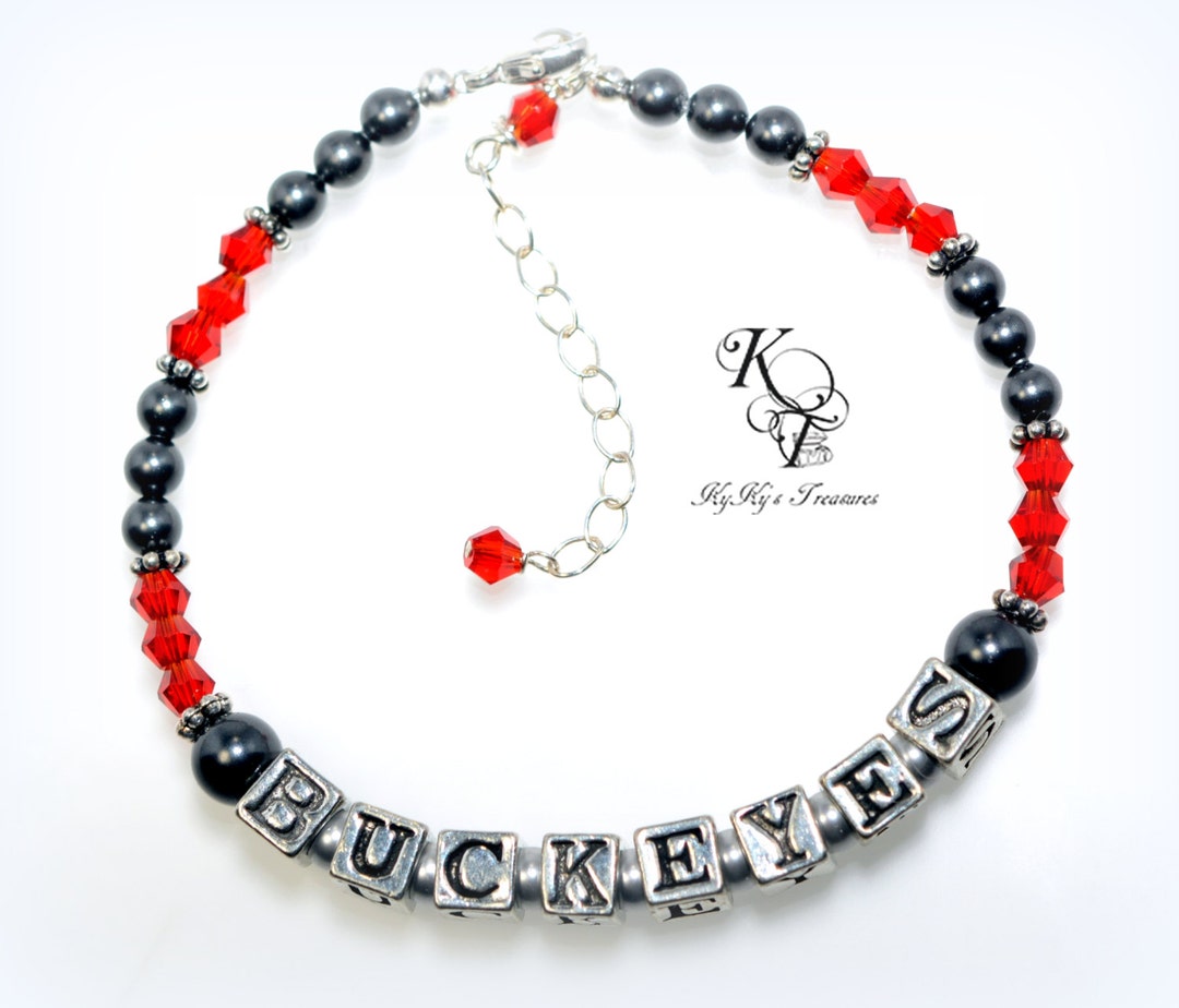 Ohio State Buckeyes, Buckeye Jewelry, Buckeye Bracelet, Ohio State ...