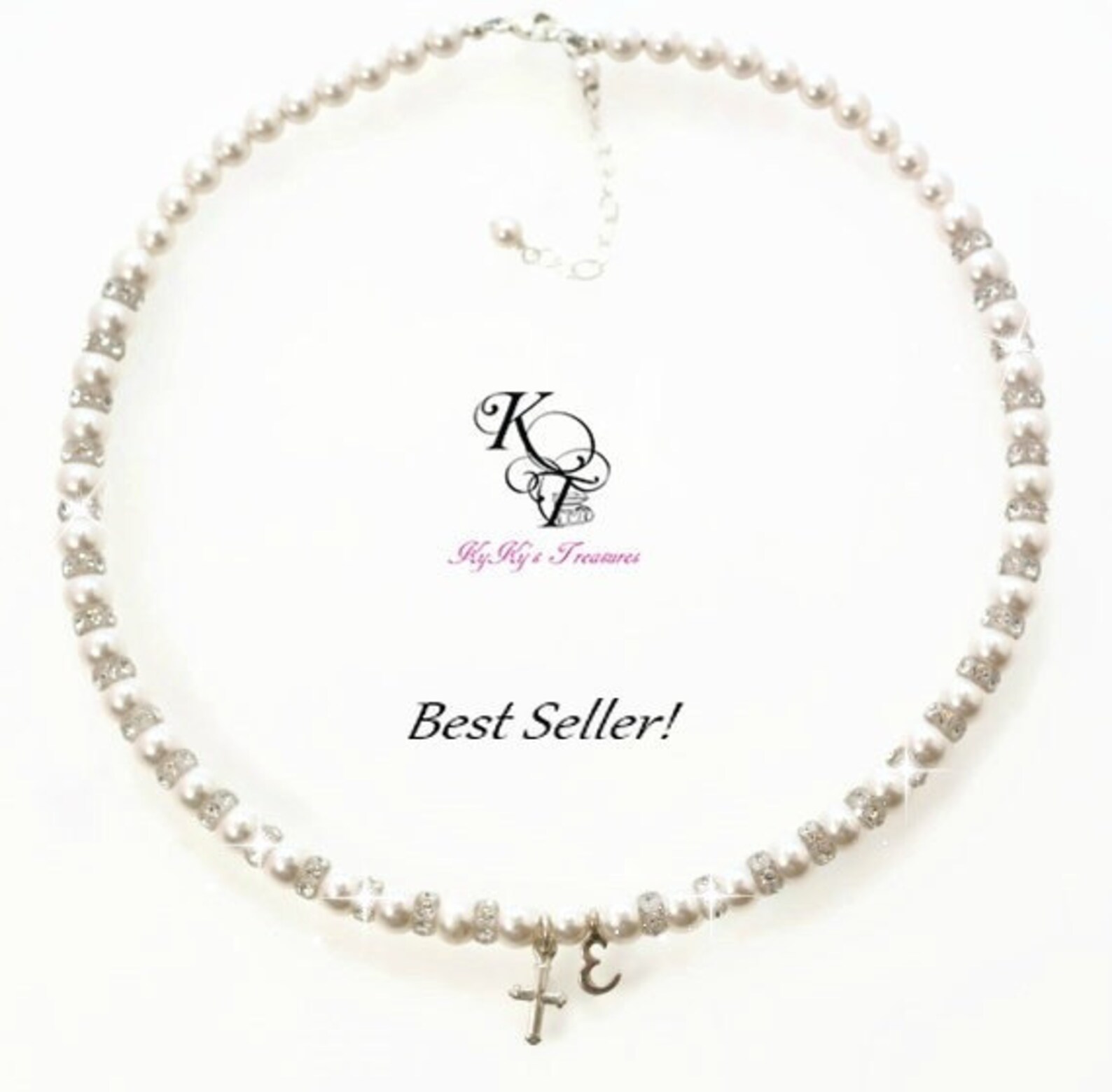 Baptism Necklace Baptism Gift Personalized Baby Necklace Pearl Baby ...