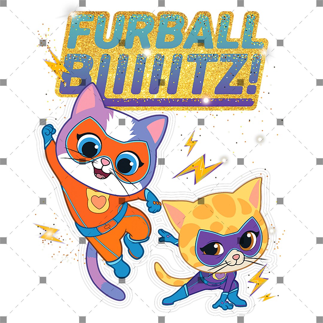 Junior Superkitties Sparks and Buddy Furball Blitz - Etsy
