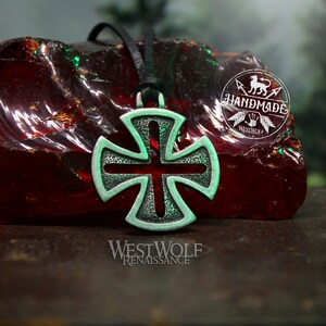 Medieval Cross Pendant --- Gothic Cross Necklace/christian/protection ...