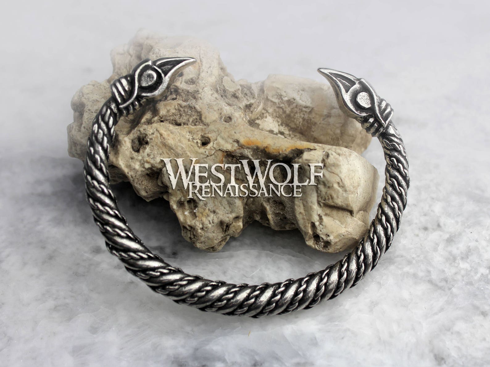 Silver Viking Raven Torc With Odin's Ravens Hugin and - Etsy