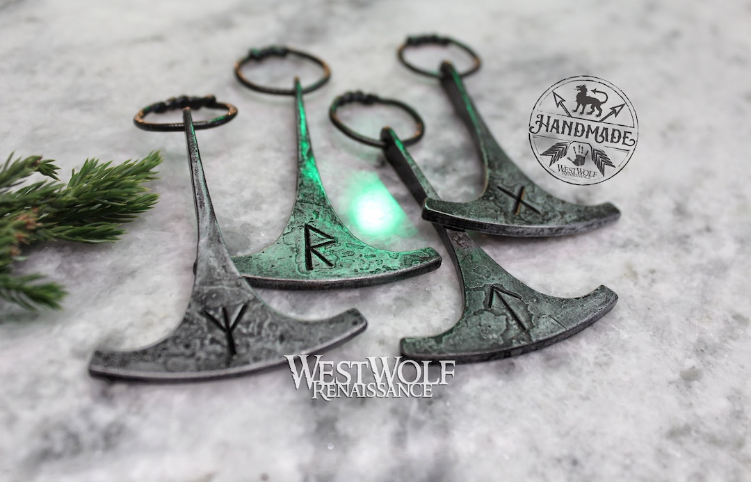 Hand-forged Viking MJOLNIR Thor's Hammer Pendant With Center Rune ...