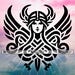 Viking Valkyrie Knot Design - Original SVG Vector Graphic Art + Png Dxf ...