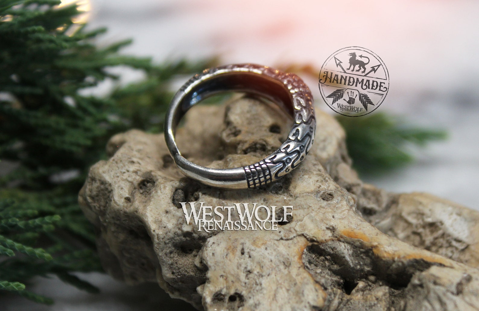 Viking Draupnir Ring of Norse Mythology - Odin's Ring - Made of 925 ...