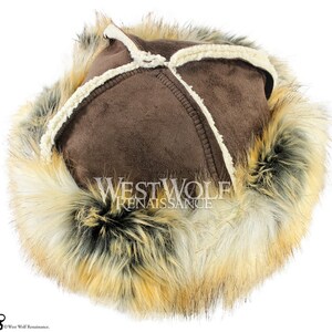 Brown Wild Fox Fur-trimmed Viking Hat - (faux Fur) - Etsy