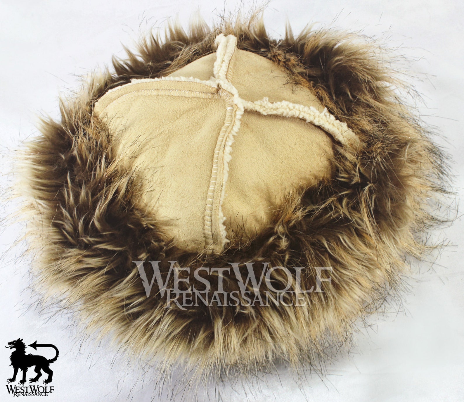 Brown Desert Fox Fur-trimmed Viking Hat - (faux Fur) - Etsy