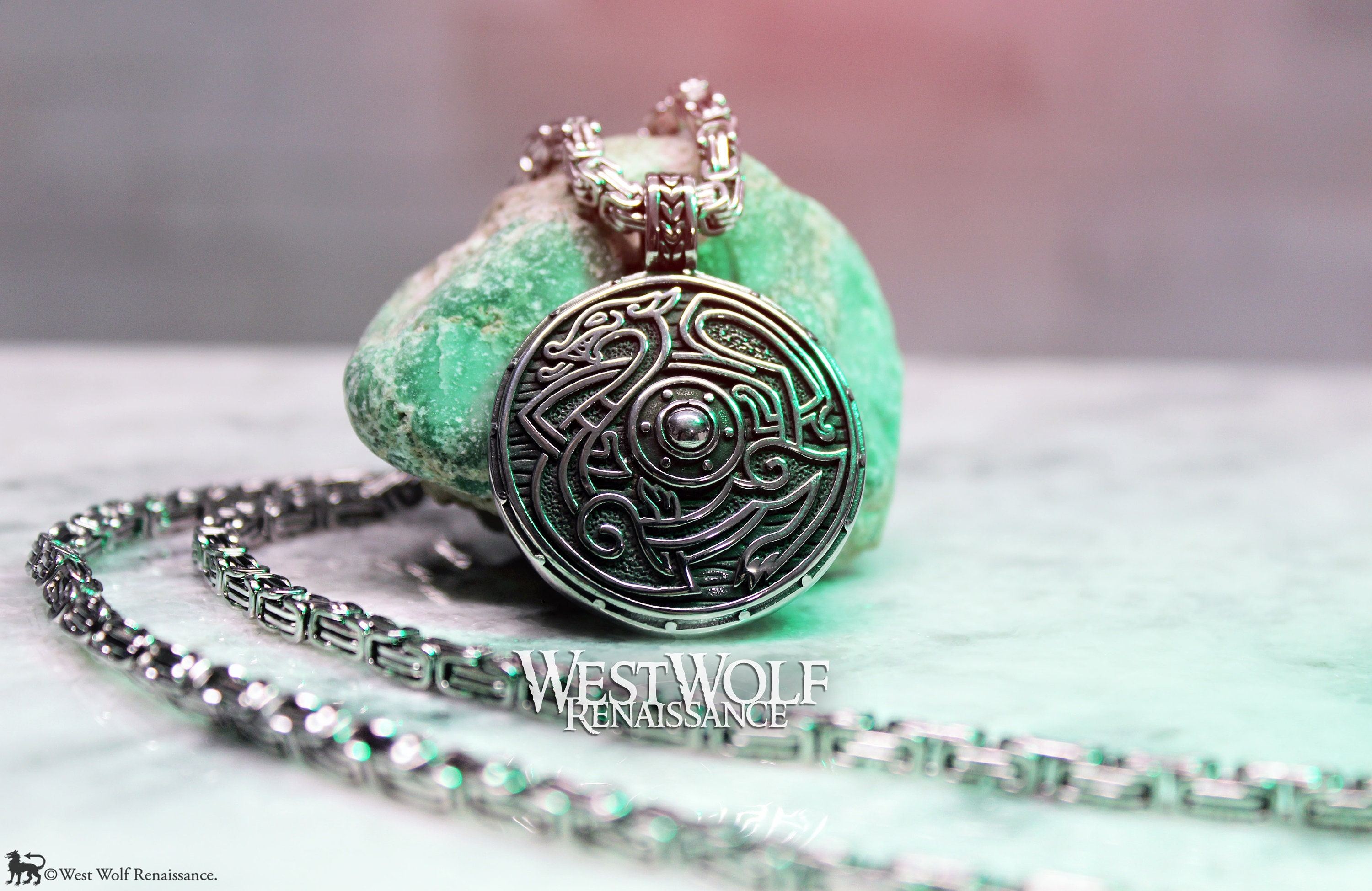 Byzantine Square Knot Style Box Link Chains in Multiple Sizes - High ...