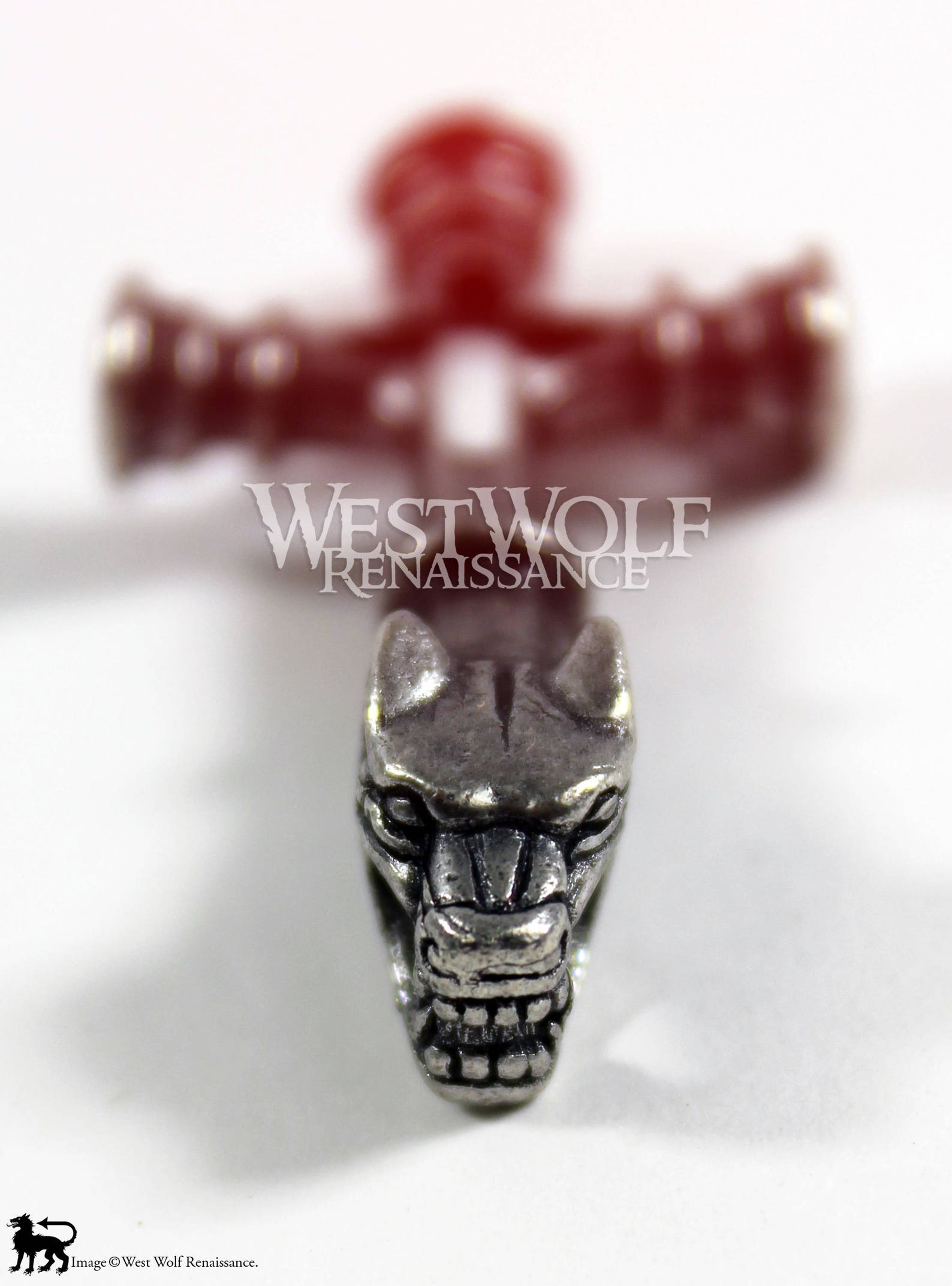 Viking Fenrir Wolf Cross Pendant Your Choice of Pewter - Etsy