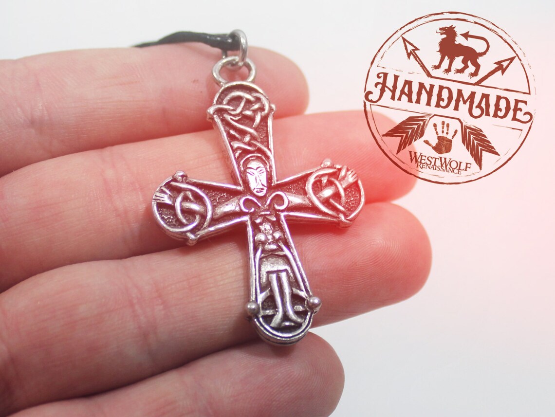 Viking Novgorod Cross Pendant - Russian Crucifix -- Norse/celtic ...