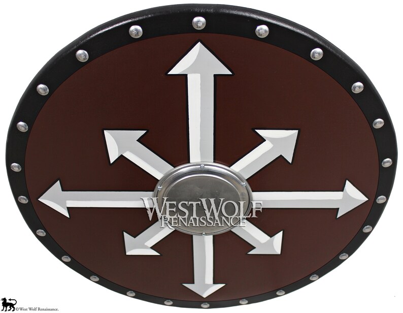 Viking Chaos Cross Shield | Etsy