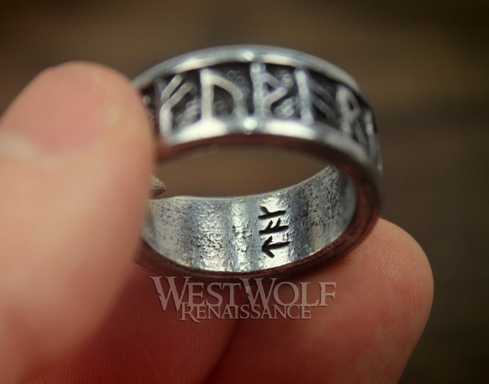 Viking Rune Ring US Sizes 9-13 in Sterling Silver or Pewter - Etsy