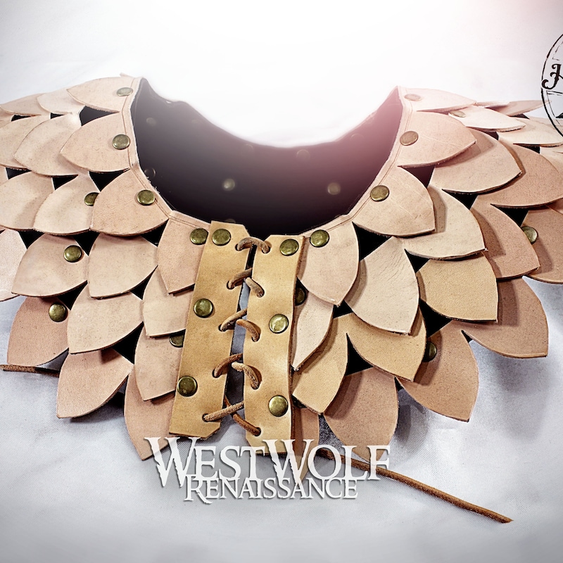 Leather Shoulder Armor - Etsy