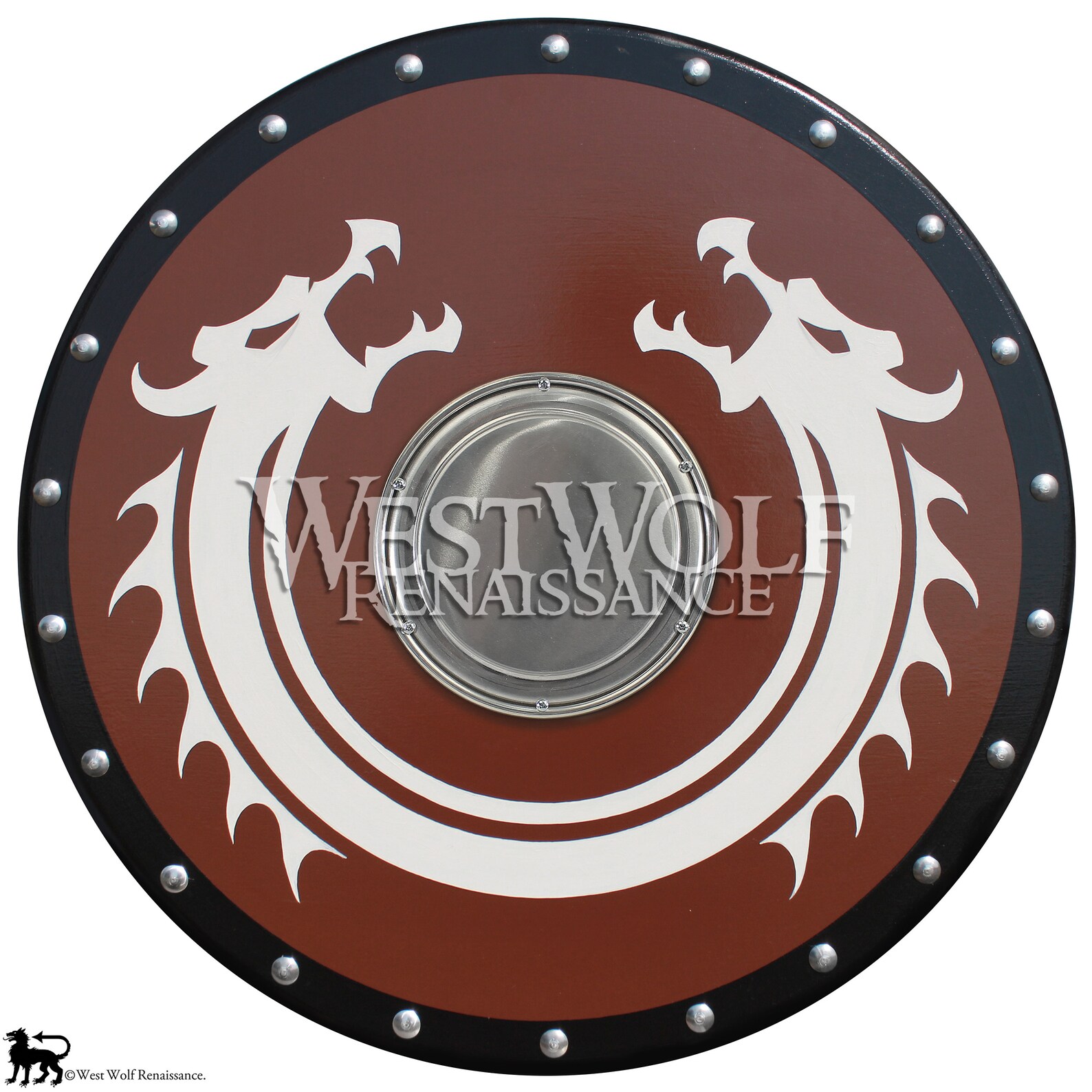 Viking Dragon Shield Jormungandr the Midgard Serpent - Etsy