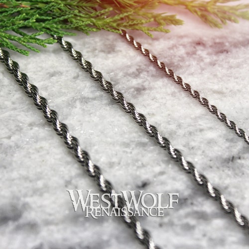 Twisted Spiral Style Chains for Pendants in Multiple Sizes - Etsy