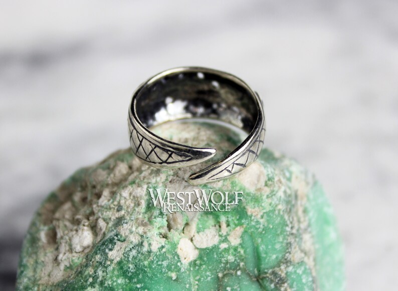 Viking Borre Style Ring of Norway - Adjustable Size - in Sterling ...