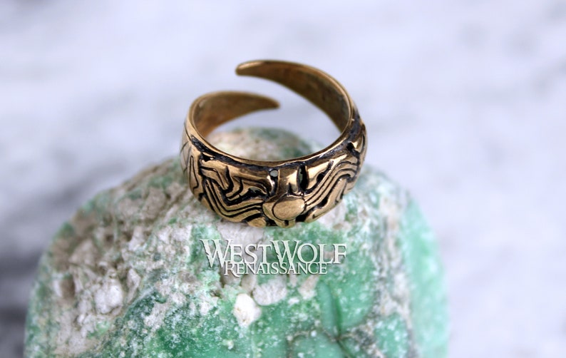 Viking Borre Style Ring of Norway - Adjustable Size - in Sterling ...