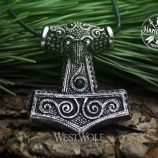 Mjolnir Pendant - Etsy