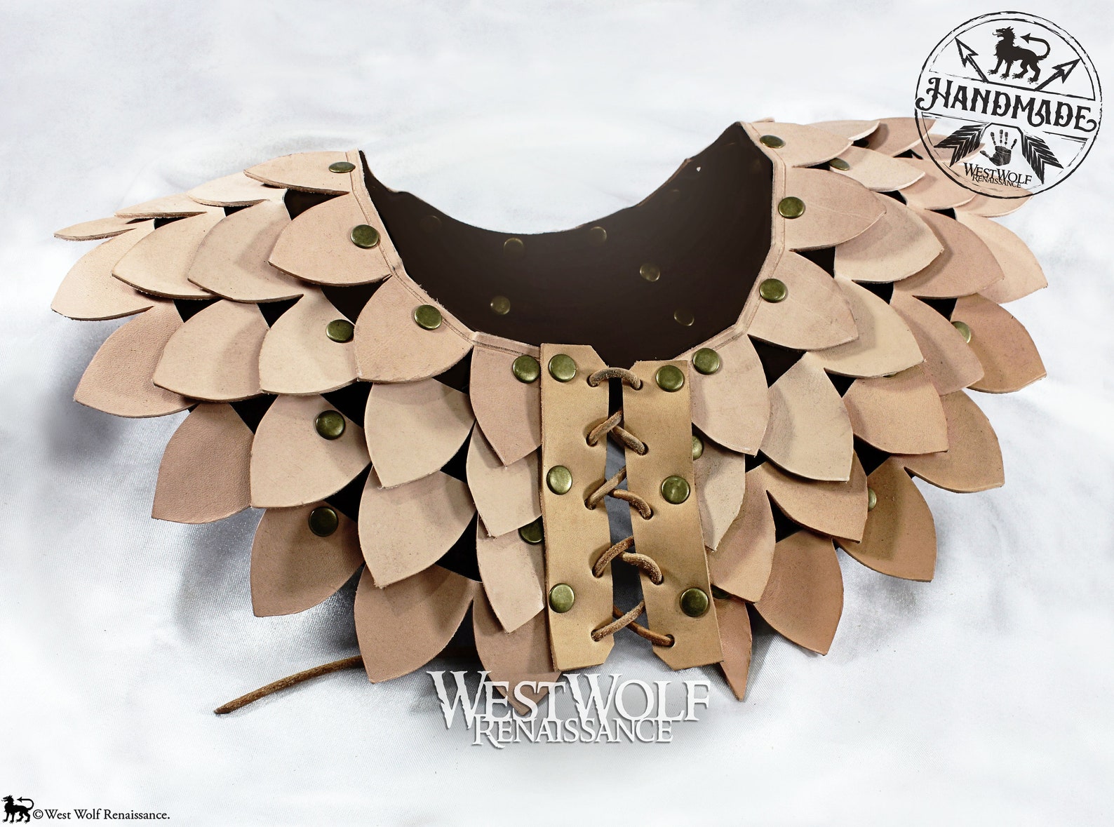 Leather Dragon Scale Armor Mantle Shoulder Chest - Etsy