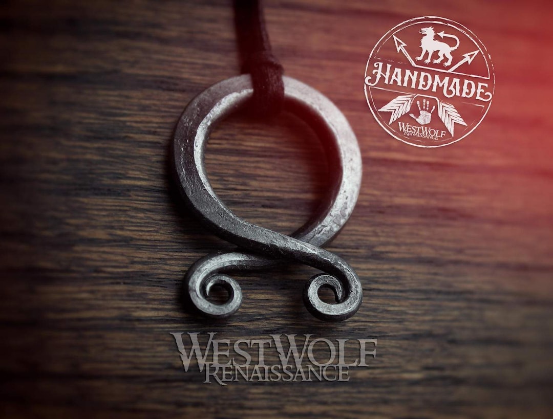 Viking Troll Cross Pendant - Hand-forged Iron --- Norse/medieval ...