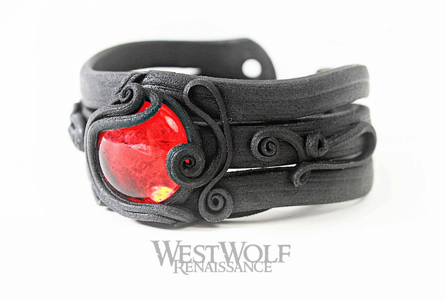 Fantasy Bracelet With Crystal Stone - Blood Red, Mint Green, Aqua Blue ...