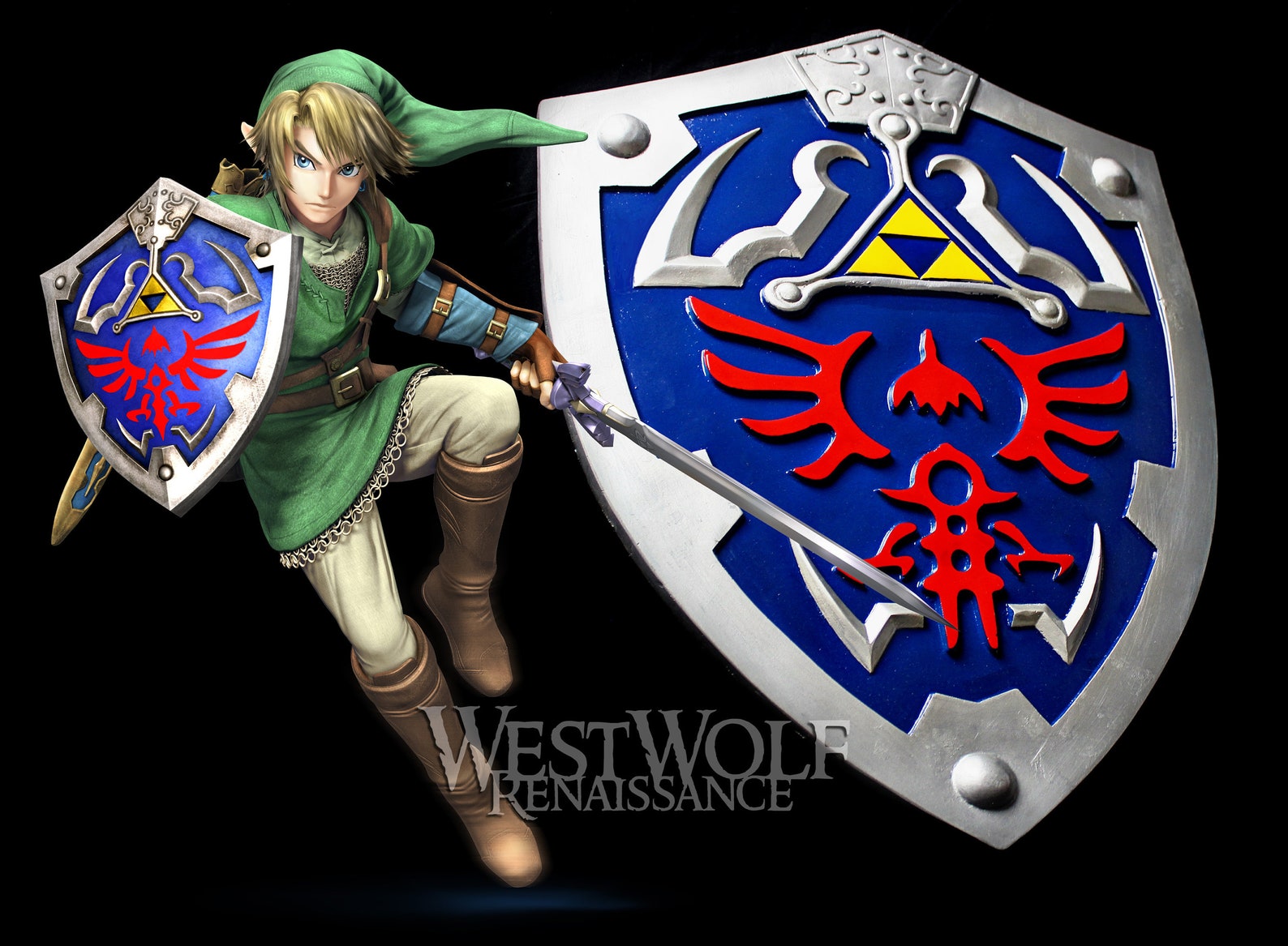 Legend of Zelda - Link's Hylian Knight Shield --- Ocarina of Time ...