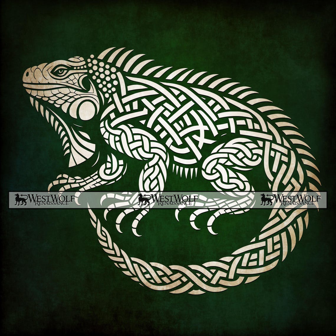 Celtic Iguana Knot Design - Original SVG Vector Graphic Art + Png Dxf ...
