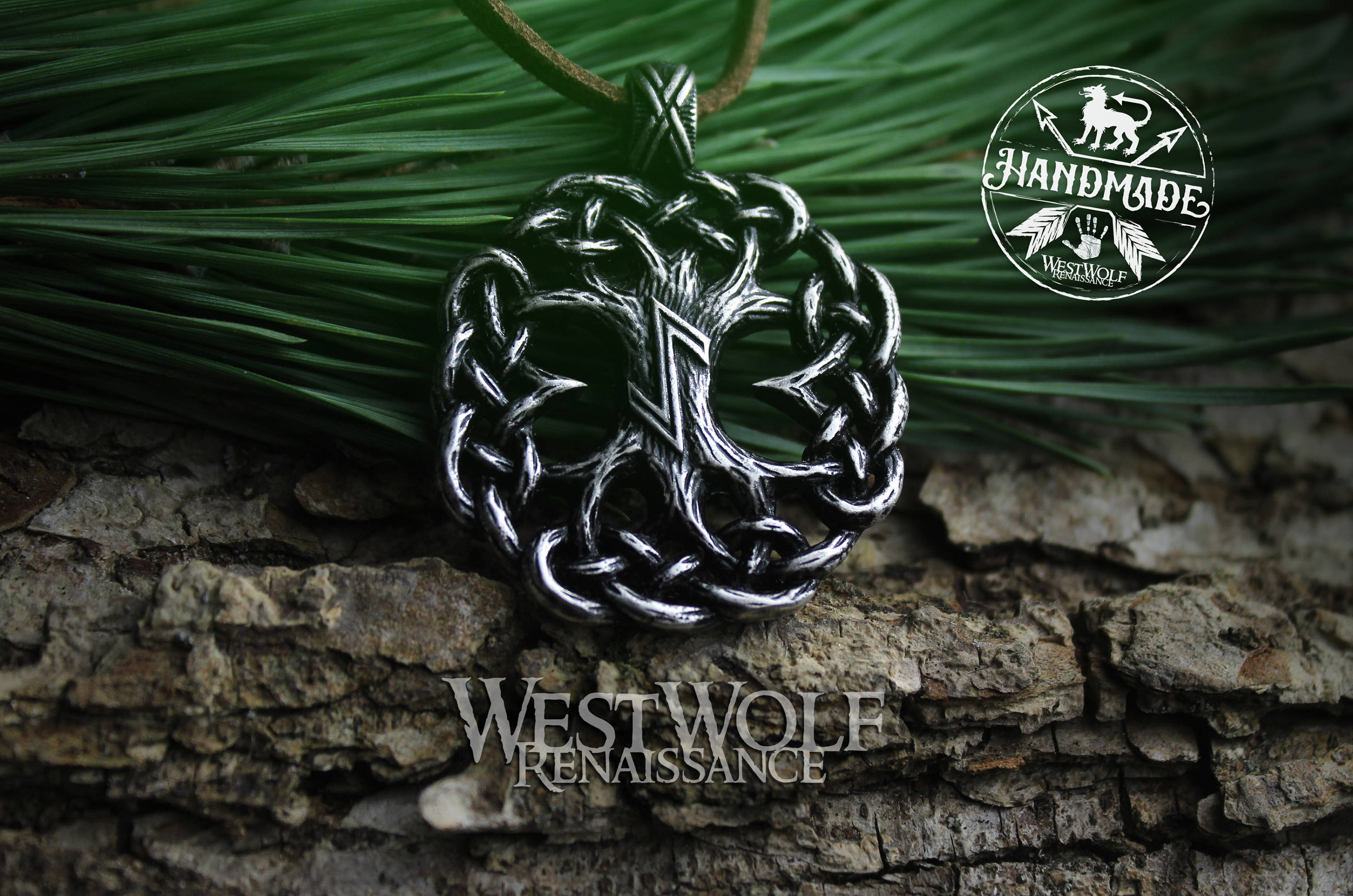 Knotted Tree of Life Pendant Yggdrasil the World Tree | Etsy