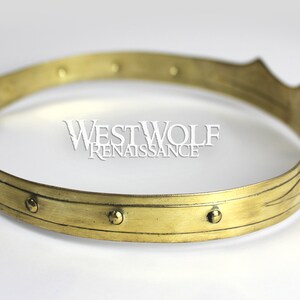 Gold Royal Crown With Blue Center Stone for King/queen/prince/princess ...