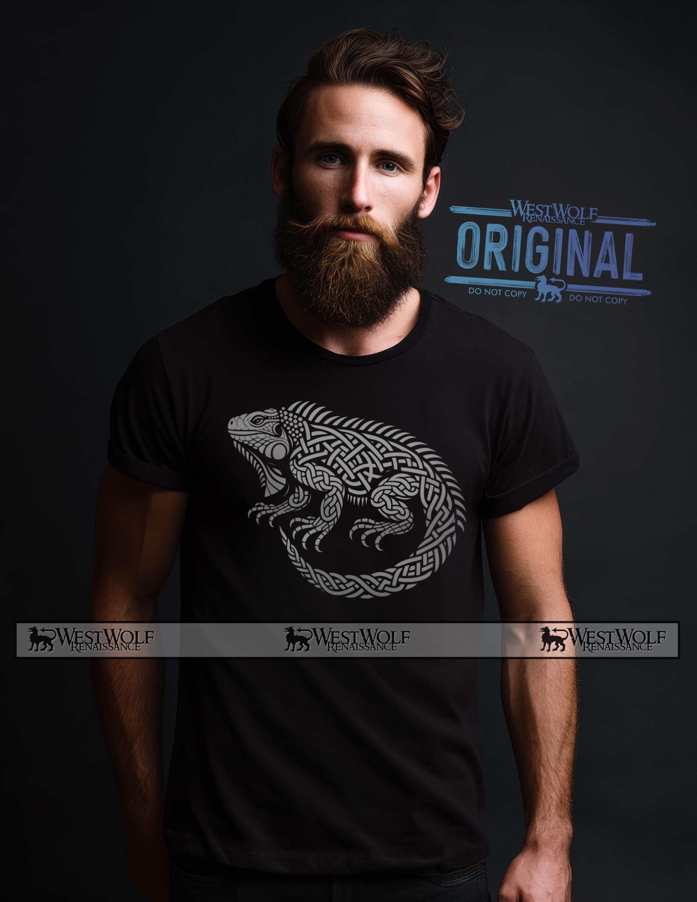 Celtic Iguana Knot Design - Original SVG Vector Graphic Art + Png Dxf ...