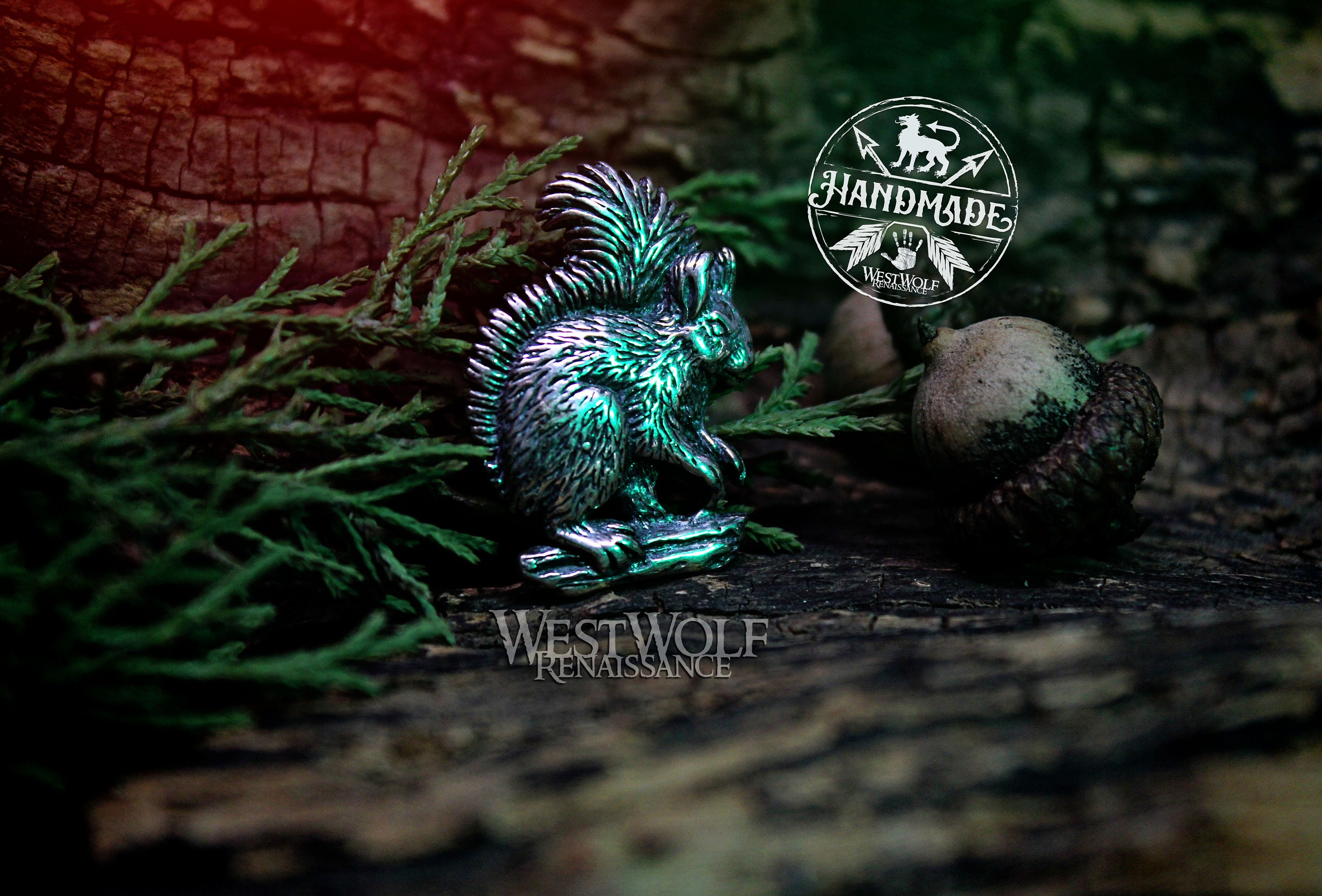 Squirrel Pendant - in Sterling Silver or Bronze --- Spirit Animal ...
