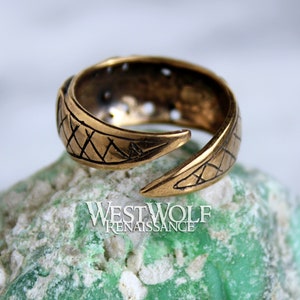 Viking Borre Style Ring of Norway - Adjustable Size - in Sterling ...