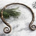 Hand-forged Twisted Steel Medieval Neck Torc With Curled Terminals ...