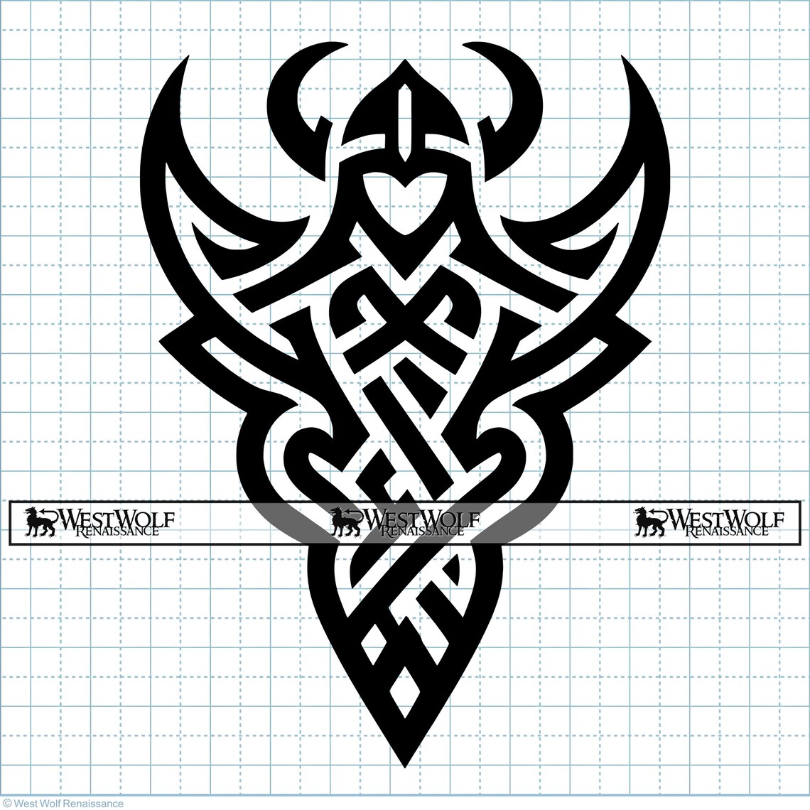 Viking Valkyrie Knot Design - Original SVG Vector Graphic Art + Png Dxf ...