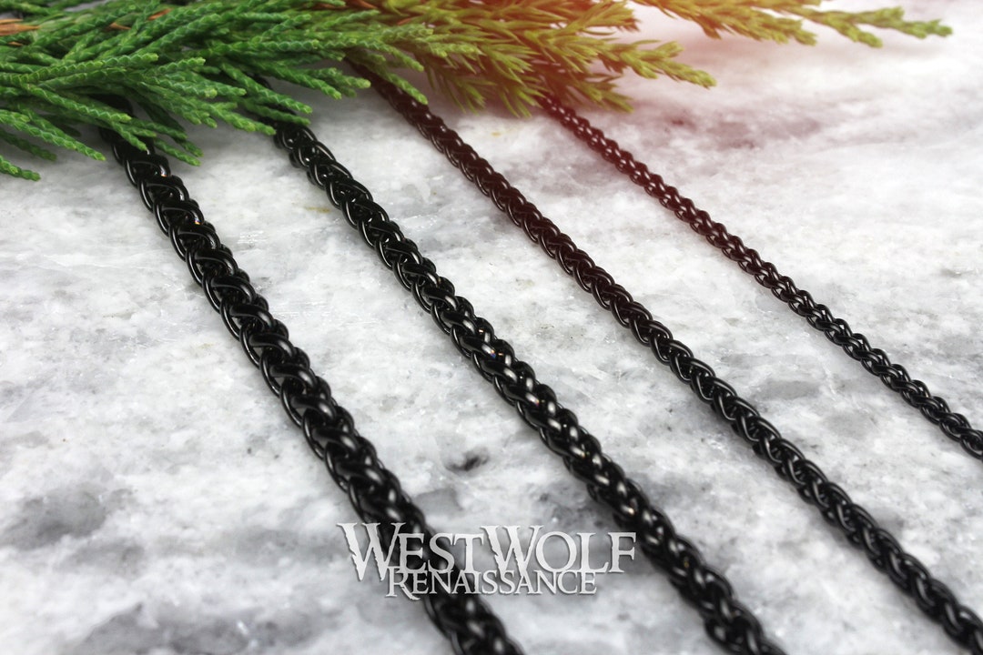 Braided Wheat Style Chains for Pendants in Multiple Sizes -- High ...