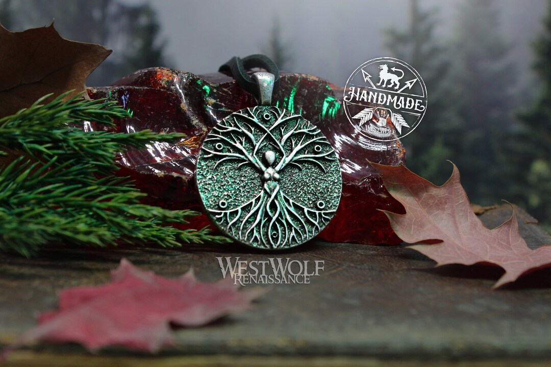 Tree of Life Pendant With Female Goddess or Earth-mother Form - With ...