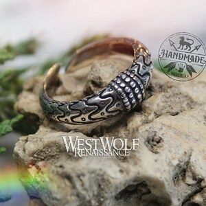 Viking Draupnir Ring of Norse Mythology - Odin's Ring - Made of 925 ...