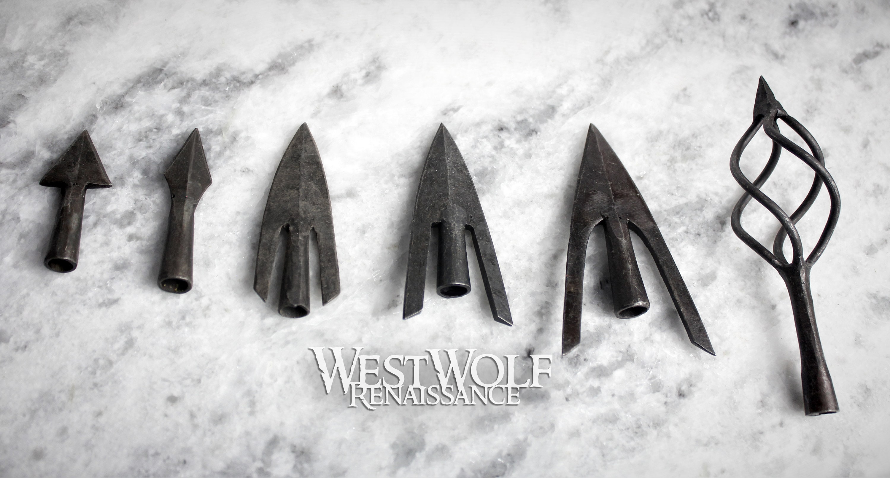 Forged Iron Medieval and Viking Arrowheads Your Choice of - Etsy