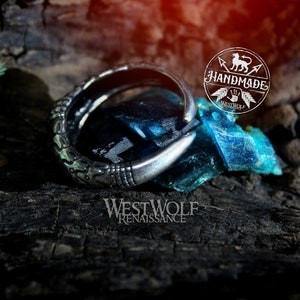Viking Draupnir Ring of Norse Mythology - Odin's Ring - Made of 925 ...